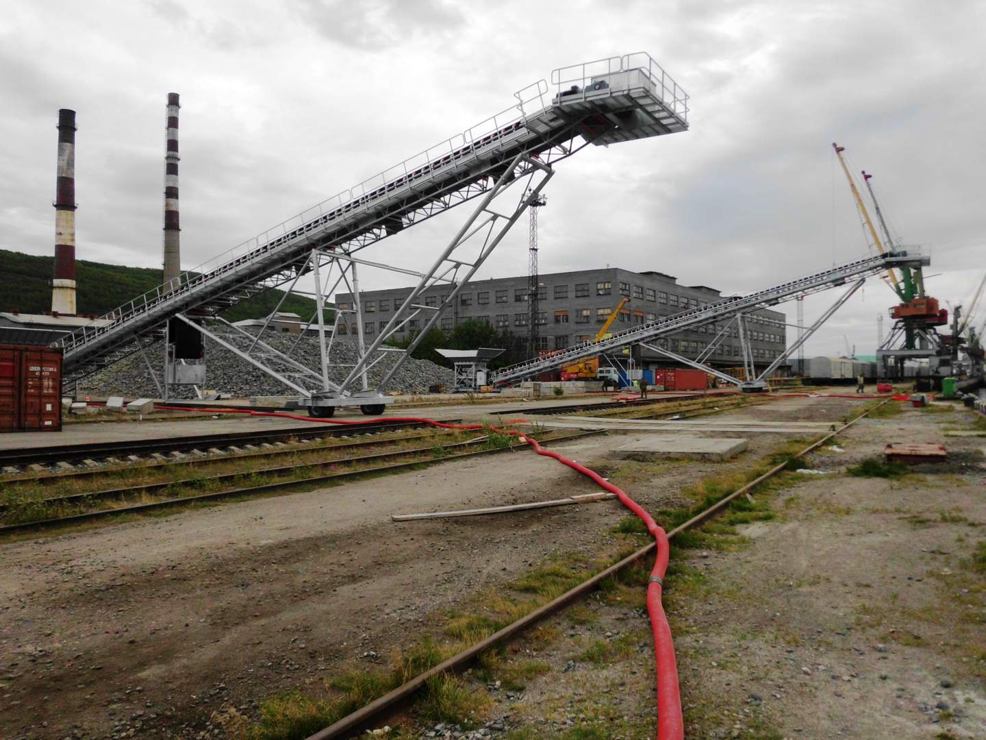 Russia - mobile export loading system - Elkayam